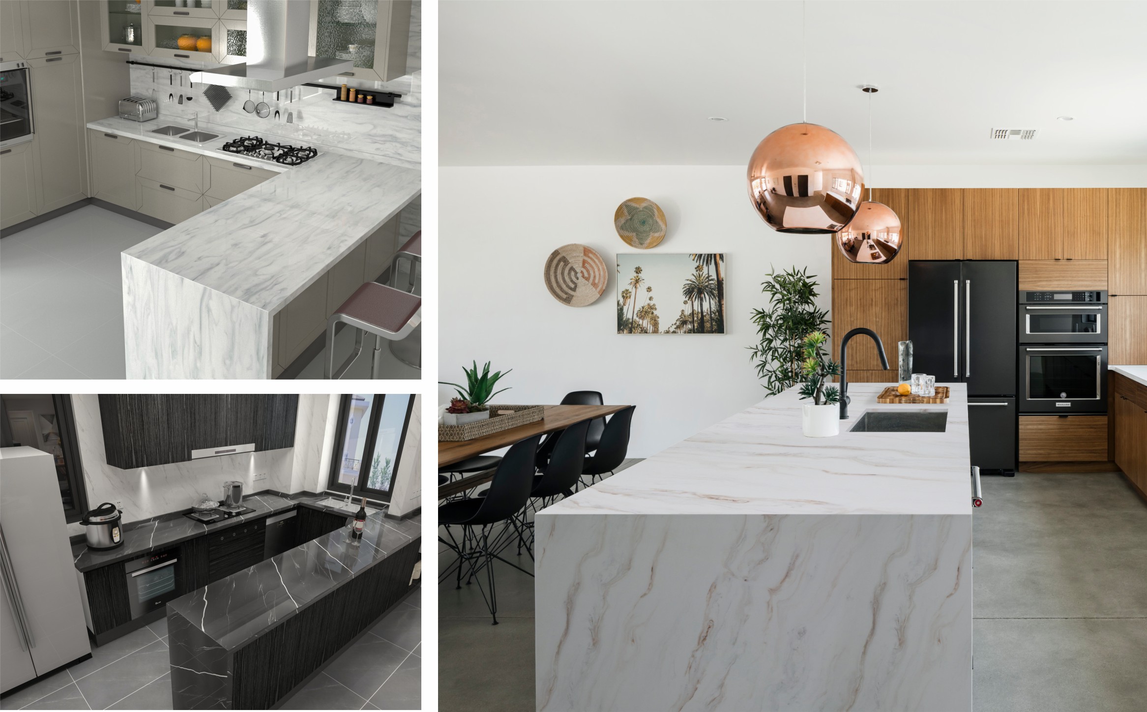 Timeless White Marble Worktops for Modern Kitchens - KingKonree