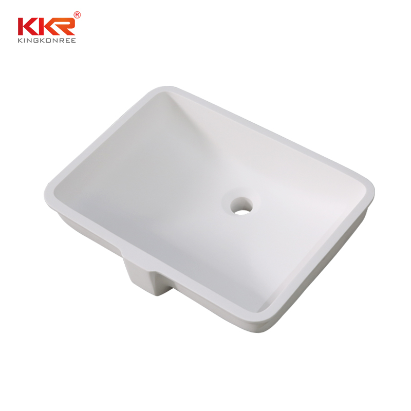 Recessed Undermount Bathroom Washroom Cabinet Under Counter Wash Basin Sink | KingKonree