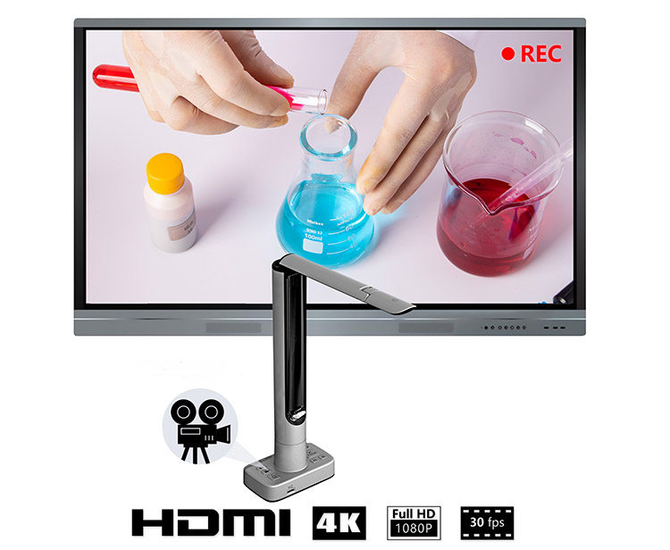 Usb 8megpixels Cmos Sensor A4 Visualizer Document Scanner Wireless ...