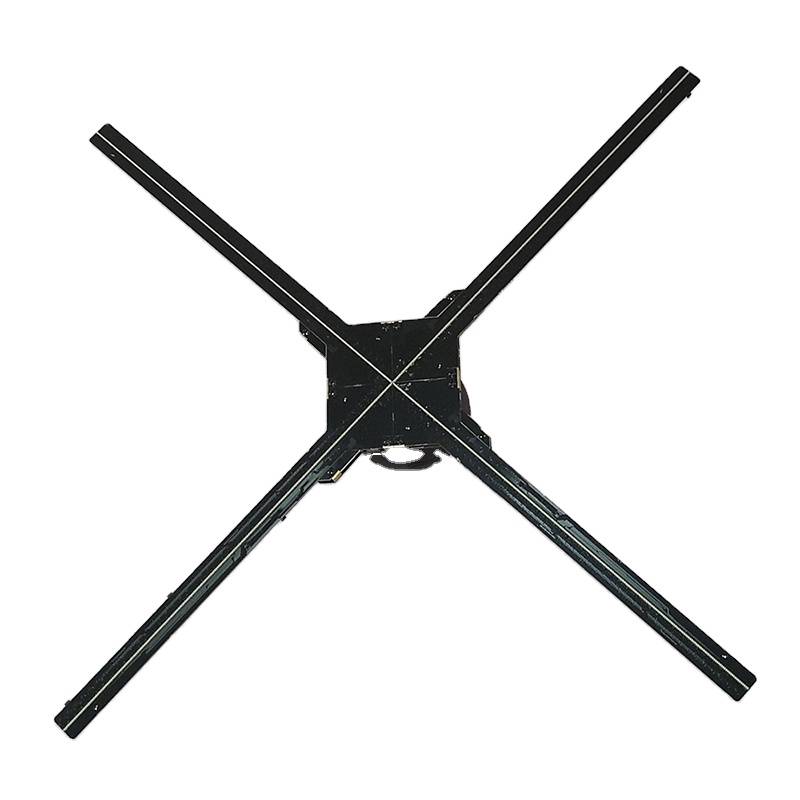 2020 New Technology Advertising LED Spinning Four Wing 3D Hologram Fan ...