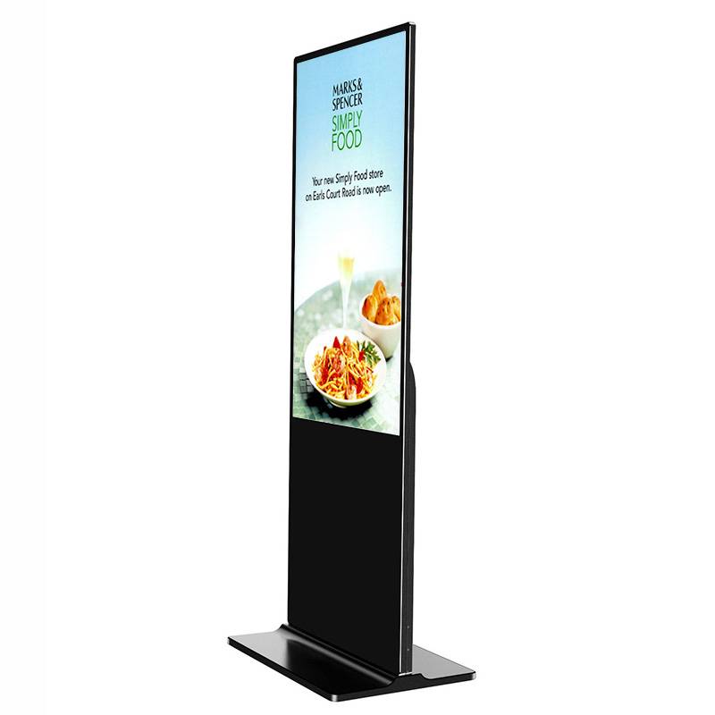 Vertical Ad Floor Stand Advertising Tv Wifi Media Player Led Digital ...