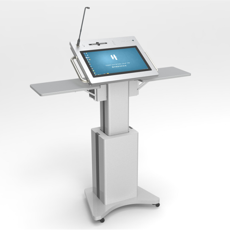 Education Smart Classroom Podium Electrical Lectern Smart Podium Monitor...