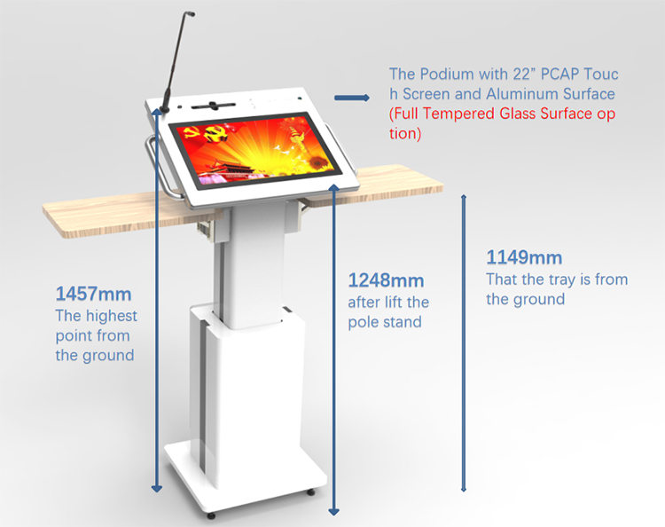 2021 Best Intelligence Led 21.5 All in One Touch Screen Smart Lift ...
