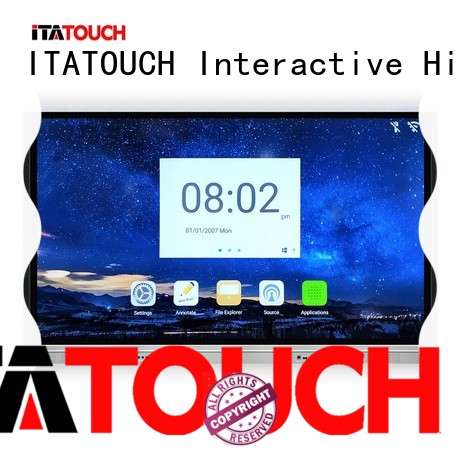 Custom Interactive Flat Panel Display Boards for Business for Office | ITATOUCH