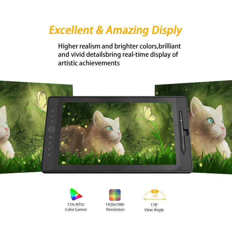 China Good Quality Drawing Tablet Graphic Monitor Digital Stylus Pen ...