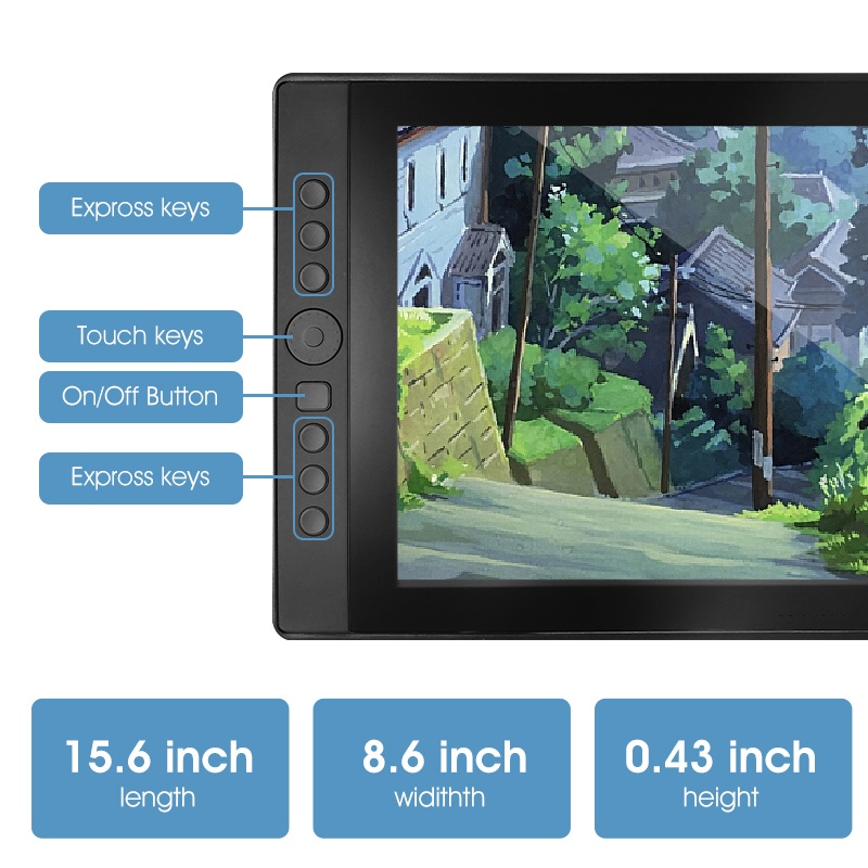 China Good Quality Drawing Tablet Graphic Monitor Digital Stylus Pen ...