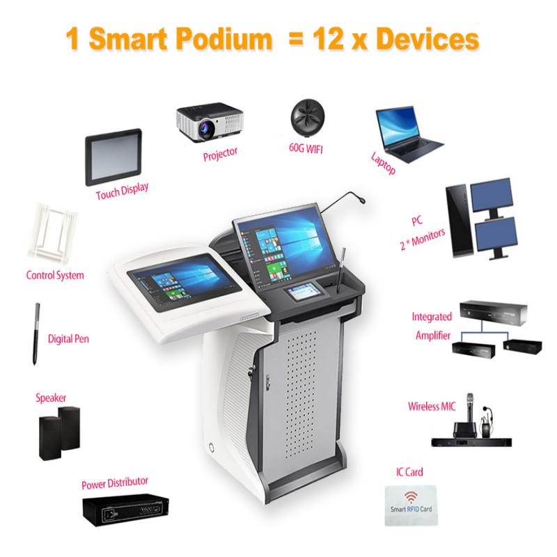 Podio inteligente ITA de 21,5/23,8 pulgadas con lápiz digital y ...