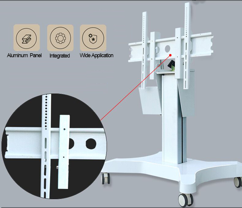 Best Value Wireless Electric Auto Lift Flip TV Cart Floor Standing ...