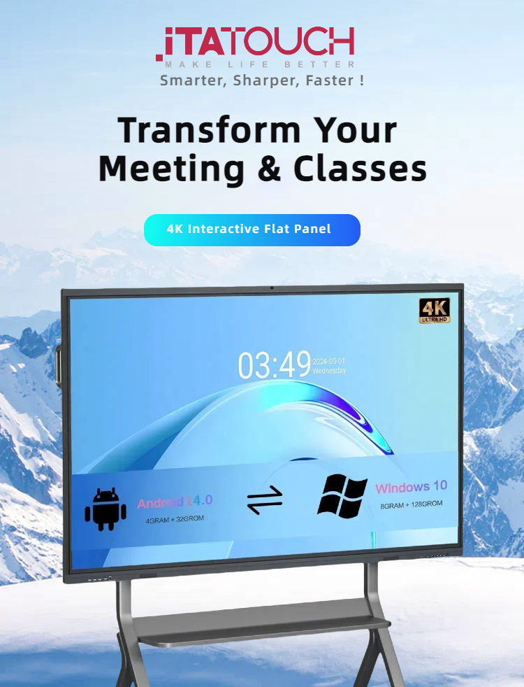 55/65/75/86/98/110 Inches Full HD Interactive Smart Digital Whiteboard ...