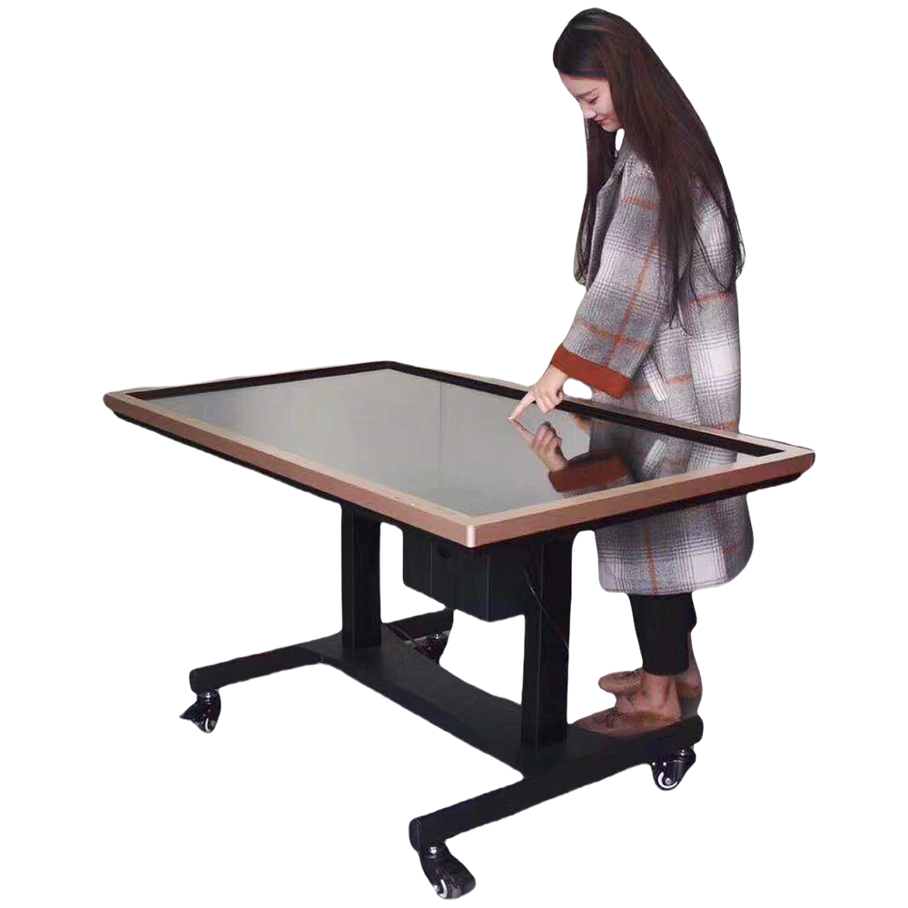 Best Value Wireless Electric Auto Lift Flip TV Cart Floor Standing ...