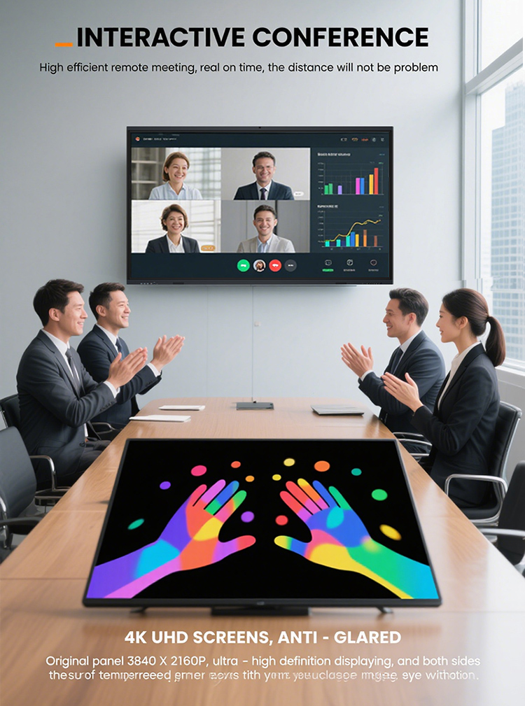 2025 Trendy 4K Screen Interactive Smart Education Whiteboard 86 Inch ...