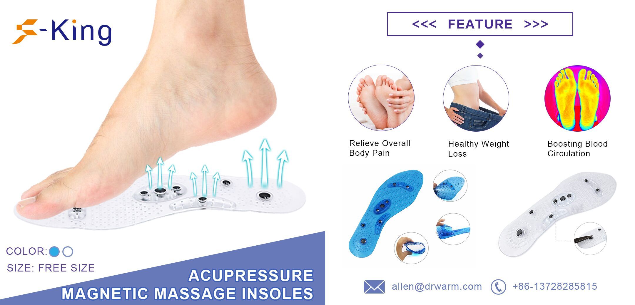 What Are the Effects of Magnetic Therapy Insoles?, Dongguan S-king ...