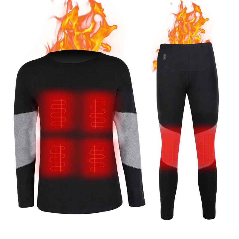 Electric Thermal Underwear | Heated Underwear Washable | Dr.warm