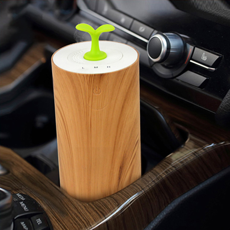 Wood Grain 10ml Car Aroma Diffuser Dc5v Rohs Certification | Puraeo