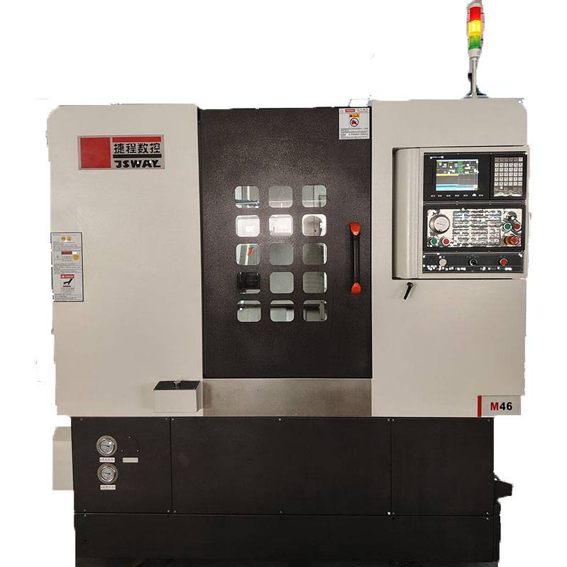 JSWAY 2 Axis CNC Dual Turret Lathe Machine M46D M56D
