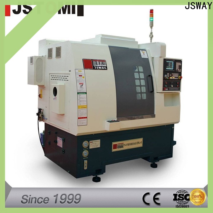 Flexible Cnc Lathe Machine Specification Design With Tailstock For Workplace Jsway