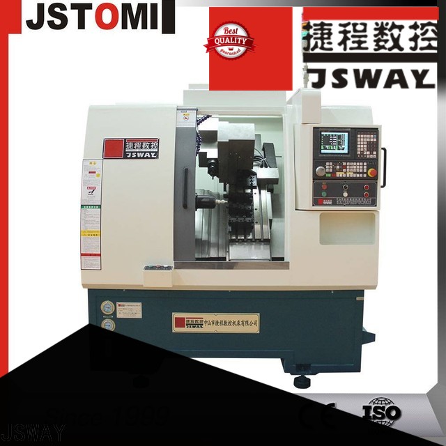 Safe Slant Bed Cnc Lathe Machine Sale With Tailstock For Workshop Jsway