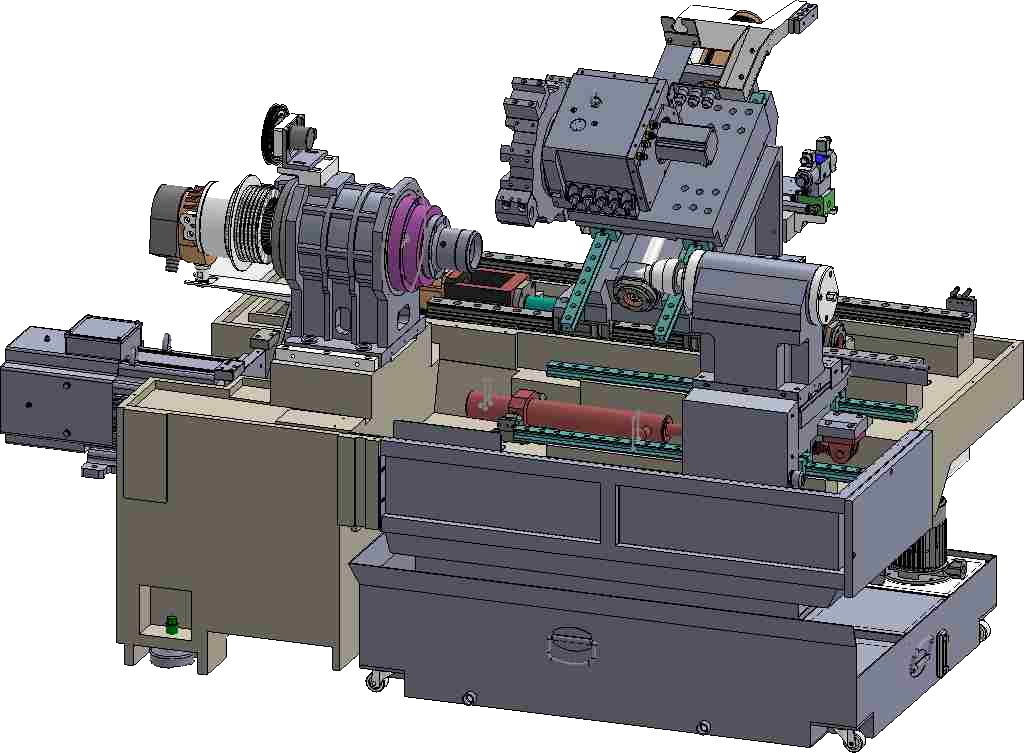 JSWAY C400 C600 2 Axis Turret Lathe