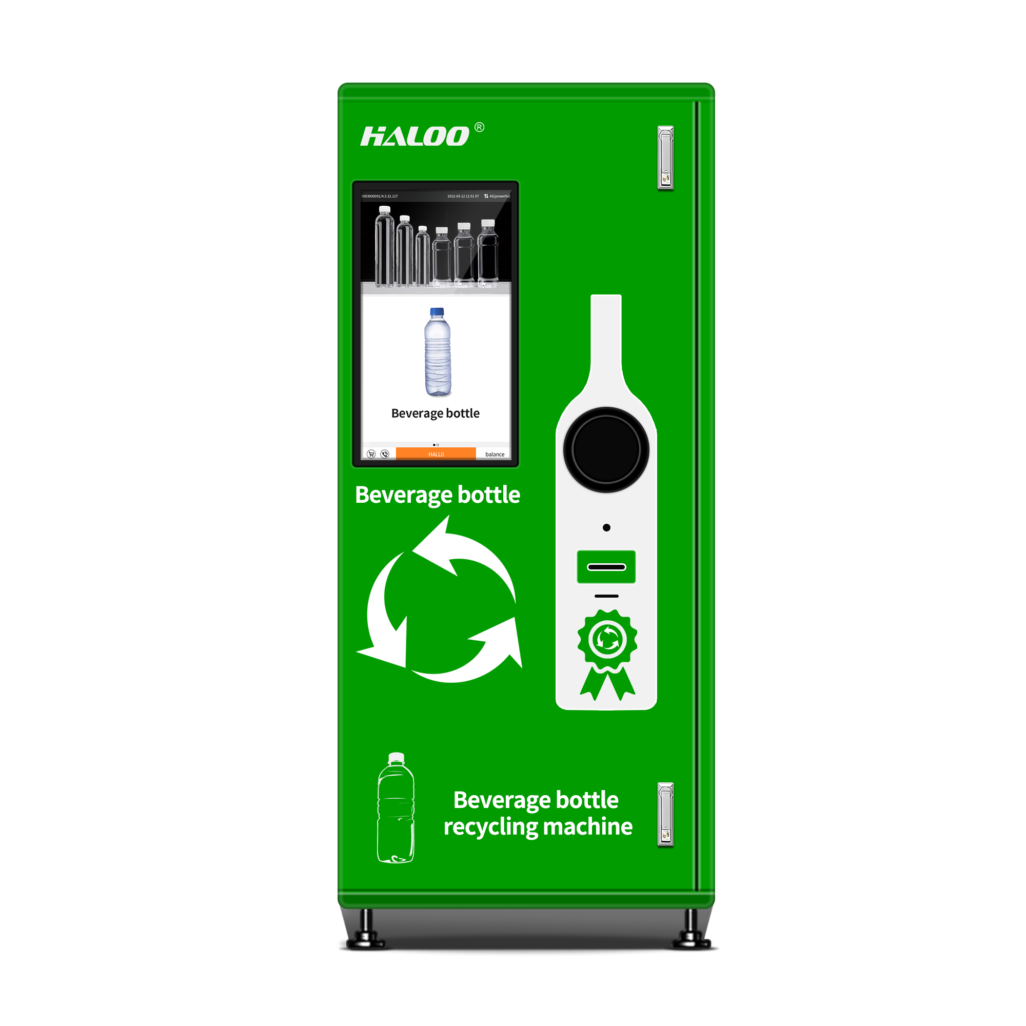 Plastic Bottle Recycle Cabinet and Recovery Vending Machine | Haloo