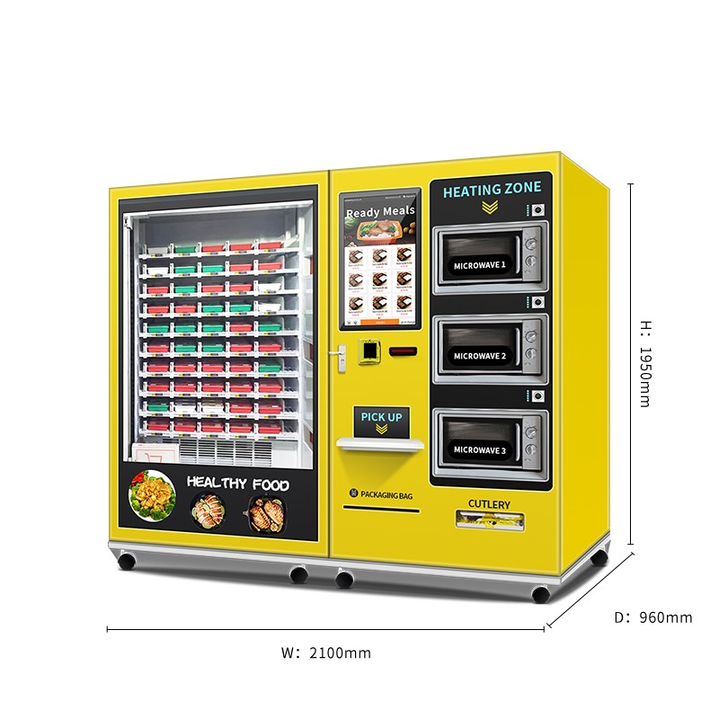 Semi-Automatic Hot Food Vending Machine Manufacturers | Haloo