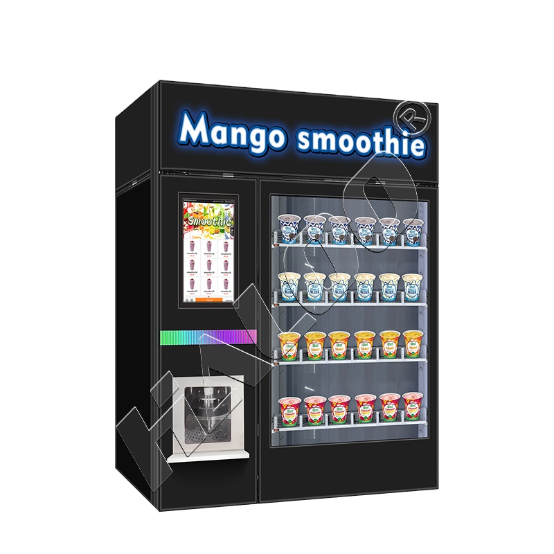 Fresh Fruit Smoothie Mixer Vending Machine Frozen Food Blender Protein...