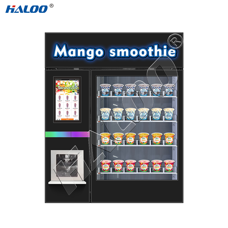 Fresh Fruit Smoothie Mixer Vending Machine Frozen Food Blender Protein...