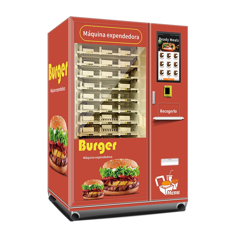 Haloo Hot Burger Vending Machine with Refrigation | Haloo