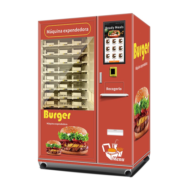 Haloo Hot Burger Vending Machine with Refrigation | Haloo
