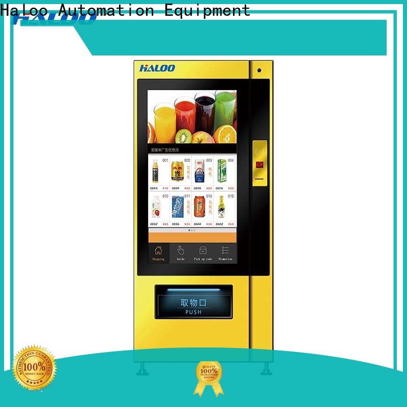 GPRS Remote Manage Healthy Vending Machines Design for Merchandise | Haloo