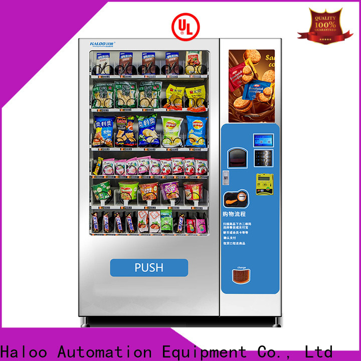 High Capacity Snack and Drink Vending Machine Wholesale | Haloo