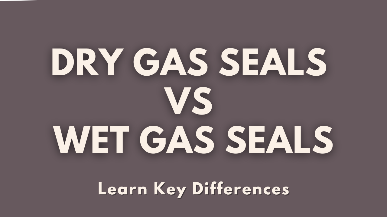 Dry Gas Seals Vs. Wet Seals: Key Differences | Lepu Seal