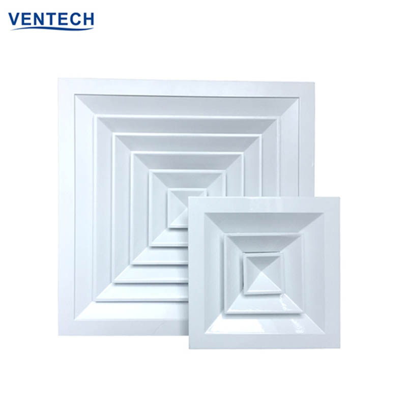4 Way Square Air Diffuser Ceiling (scd-va) | Ventech