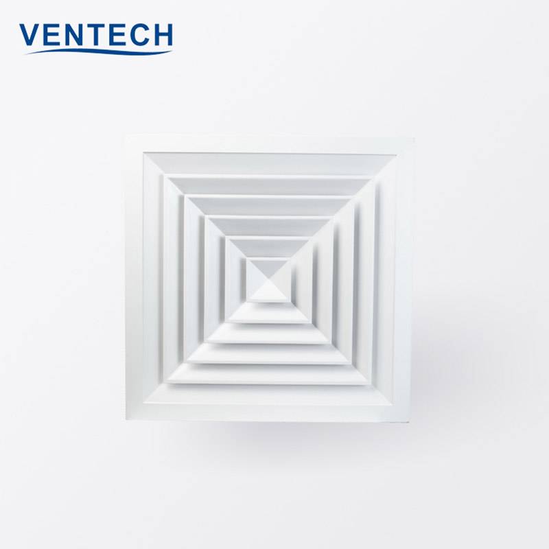 4 Way Square Ceiling Air Diffuser (scd-vb) | Ventech