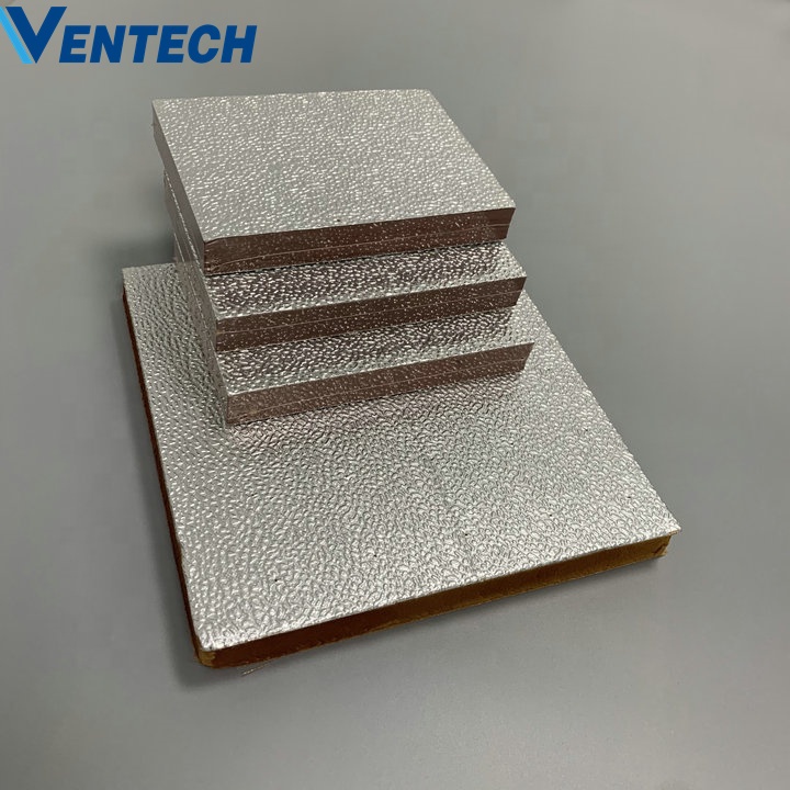 Thermal Insulation Pre Insulated Duct Panel Fiber Cement Glass Board ...