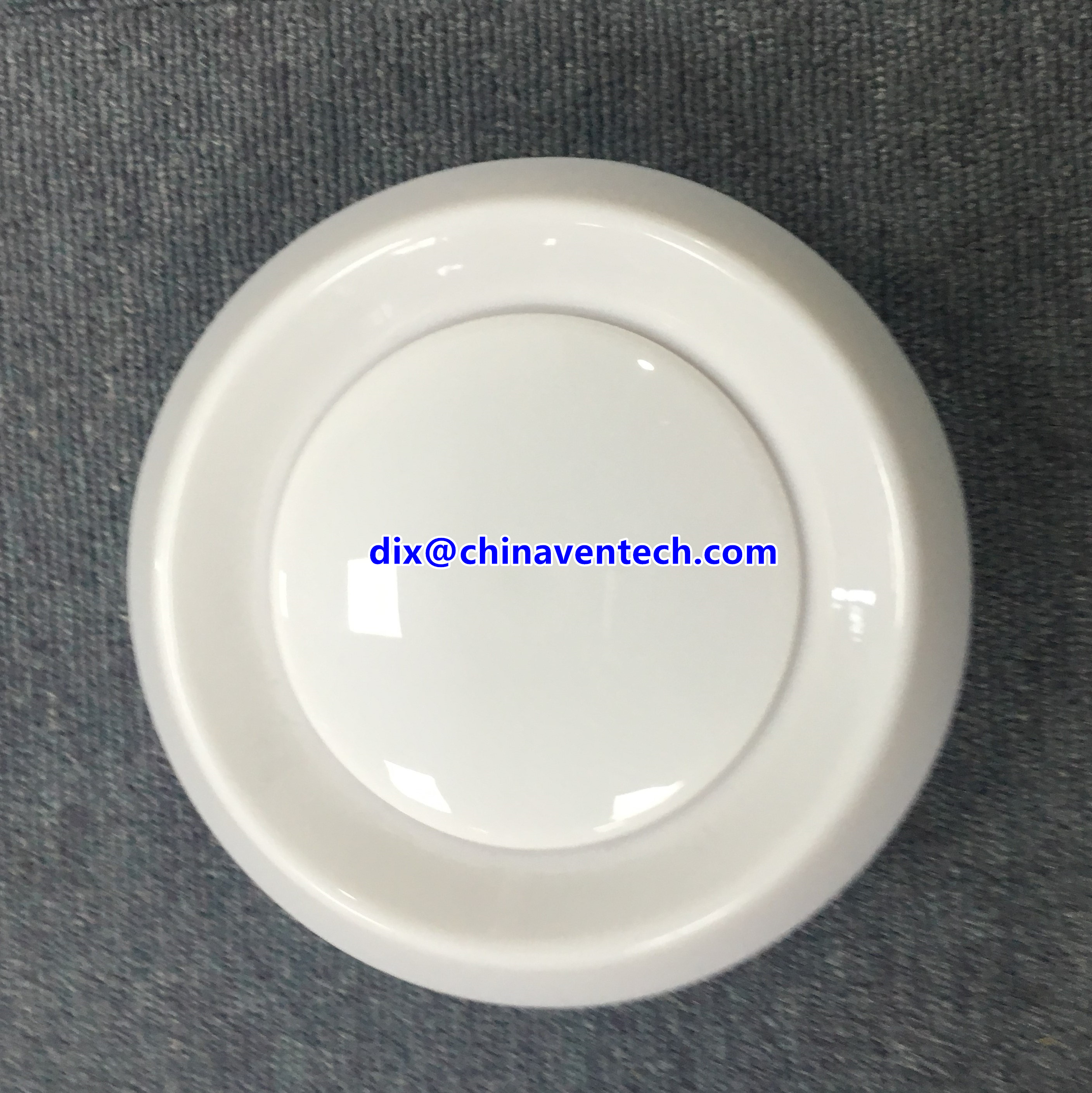 Hvac White Color Ventilation Plastic Disc Valve Air Vents-Ventech