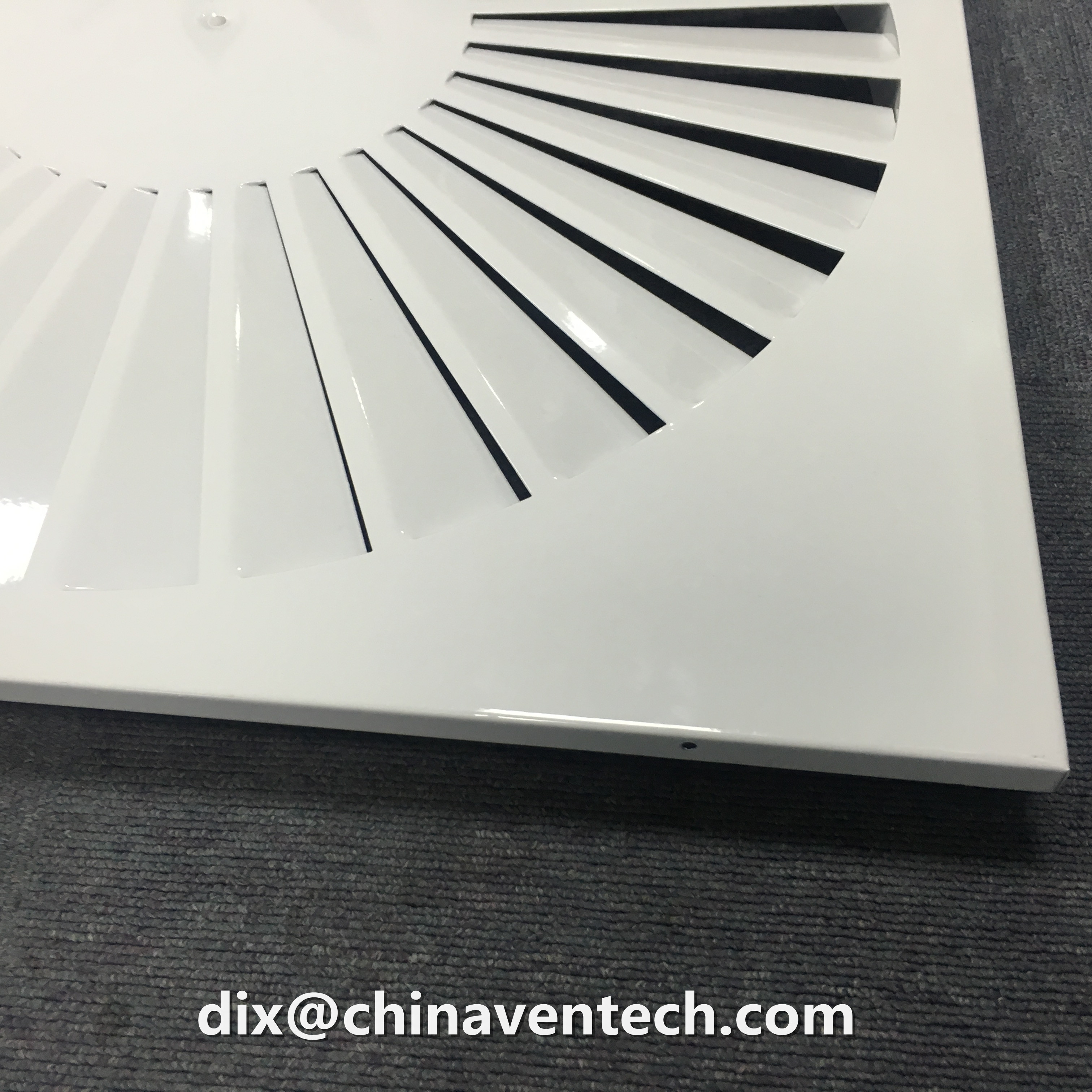 Hvac Air Supply Modular 600x600 Suspended Ceiling Square Swirl Diffuser ...