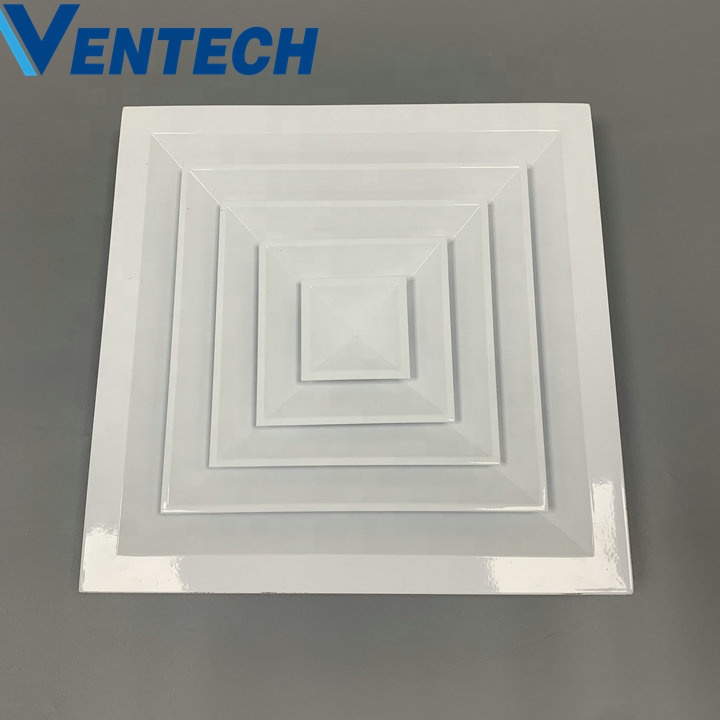 Hvac VENTECH Conditioning Exhaust Air Ceiling Aluminium Square Ceiling ...
