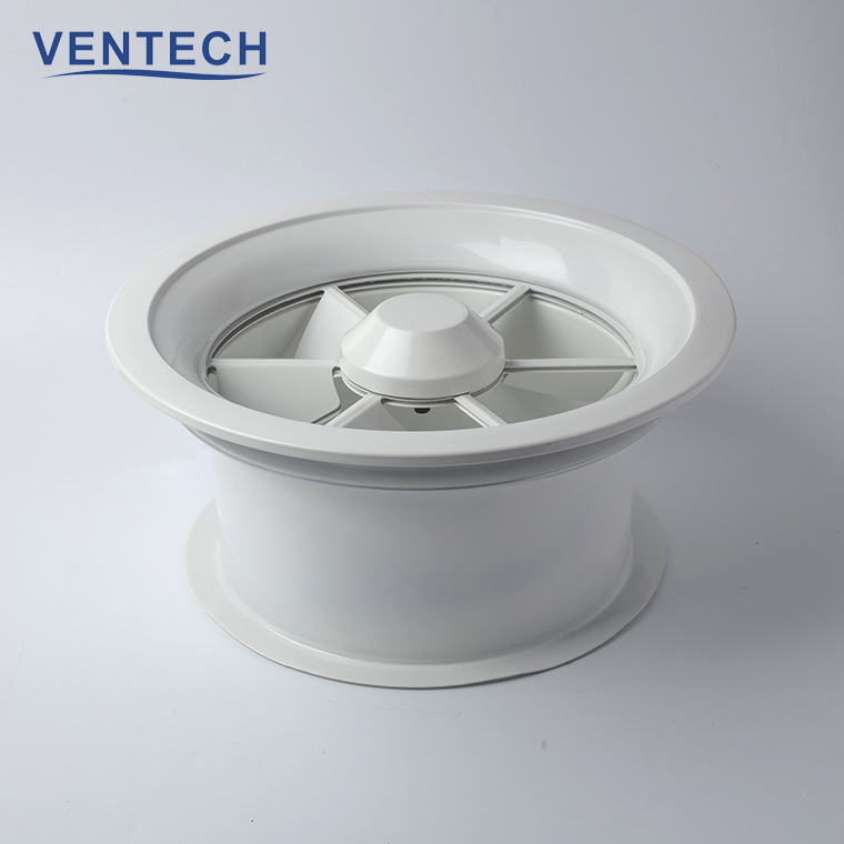 HVAC Parts Ventilation Supply Air Round Adjustable Swirl Diffuser-Ventech