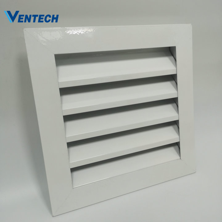 HVAC Aluminum Wall Aluminium Exterior Louver Air Ventilation ...