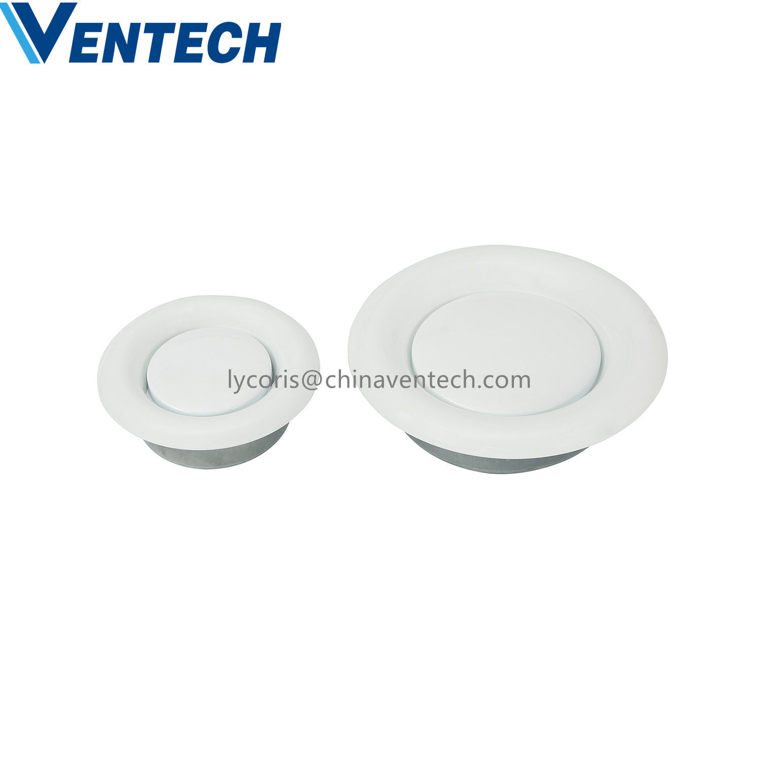 Round Shape Metal GI Sheet Ceiling Diffuser Ventilation HVAC Air Duct ...