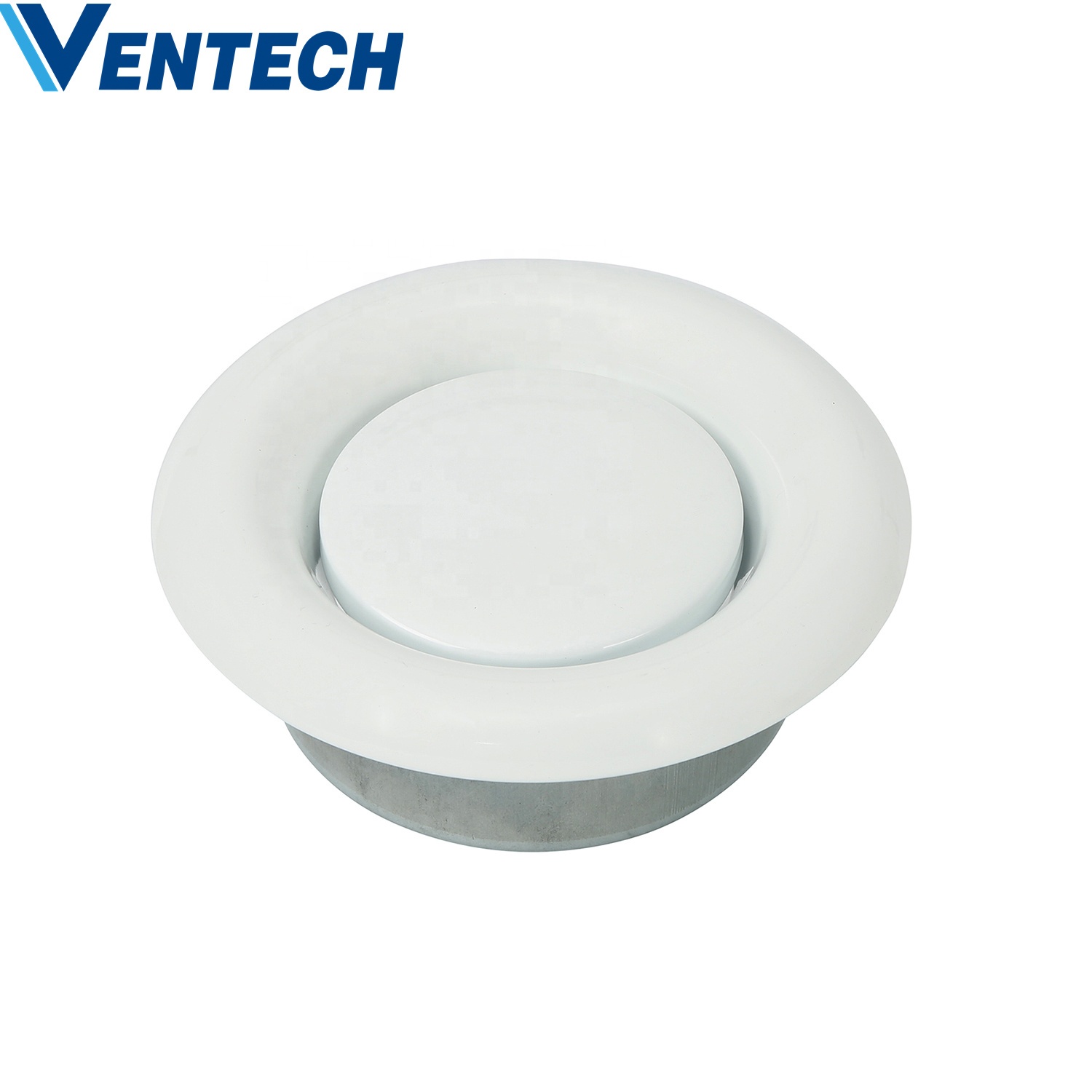 Free Sample Hvac Metal Exhaust Air Disc Valve White Air Vent Round ...