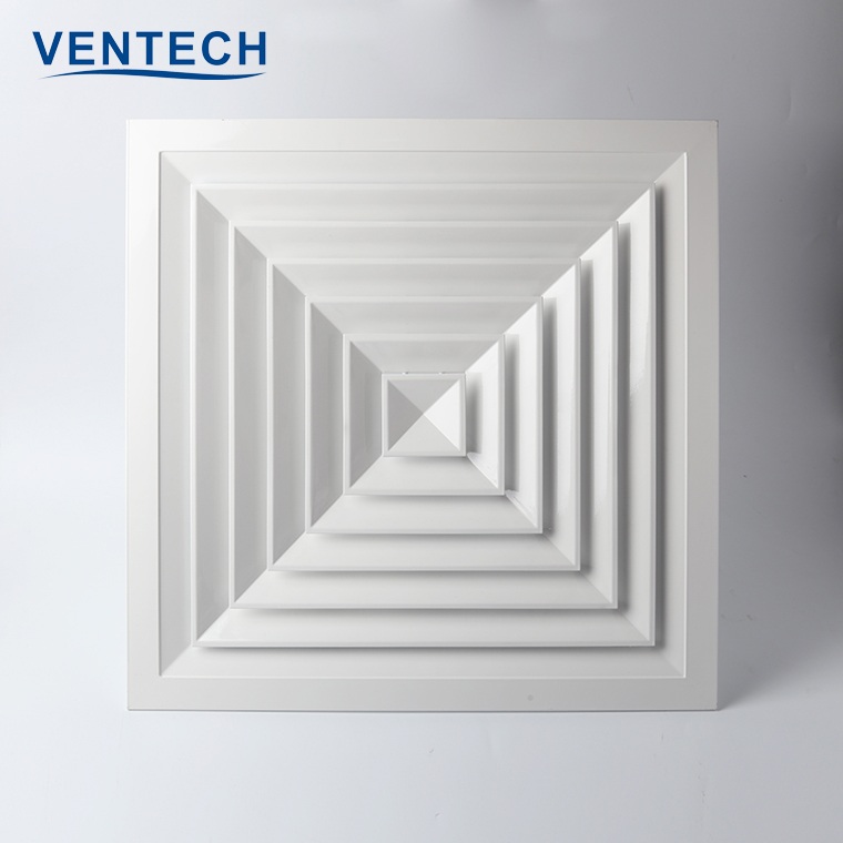 Duct Diffuser Square Air Outlet Supply Air Hvac Square Diffusers-Ventech