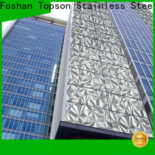 Fashion Design Metal Cladding Panels Jamb Supply for Wall | Topson