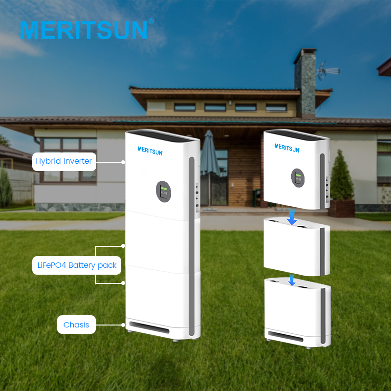 Meritsun 5kwh Solar Energy System All in One Energy Storage System ...