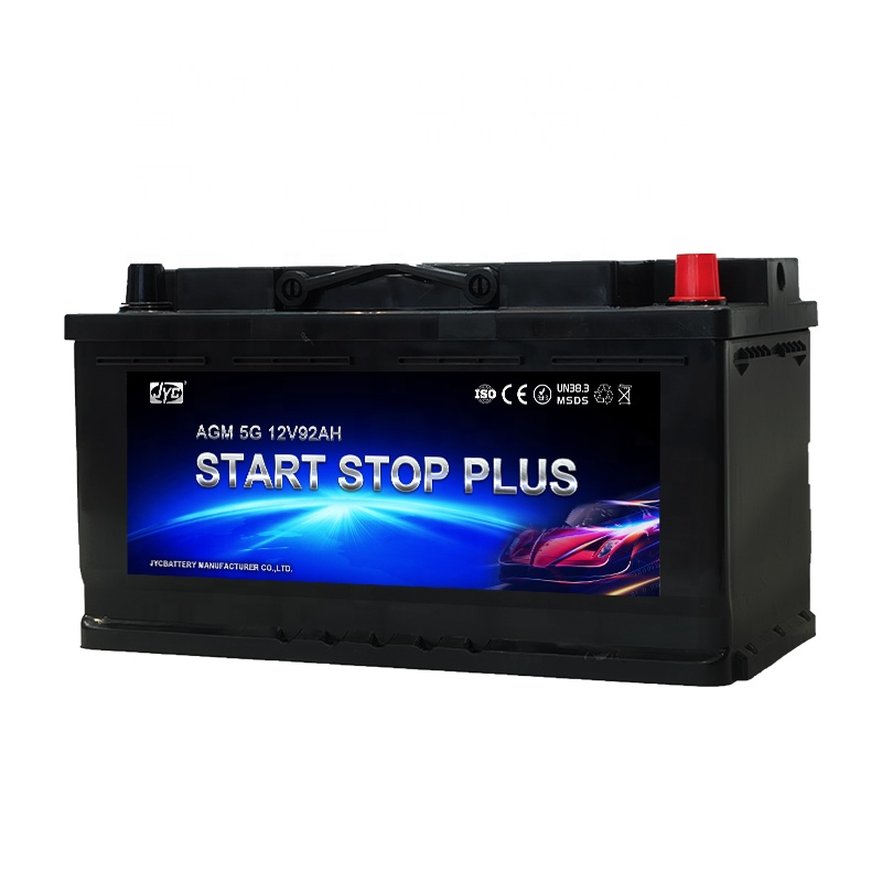 2021 Hot Maintenance Free 12v 92ah AGM Car Start-Stop Battery-MERITSUN