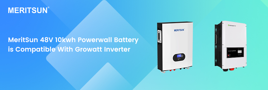 Meritsun 48v 10kwh Powerwall Battery Is Compatible with Growatt Inverter...