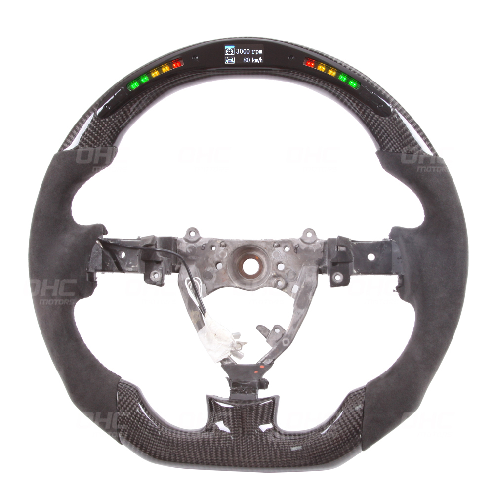 Carbon LED Display Steering Wheel for Toyota Prado Tundra 4Runner | Maxdo