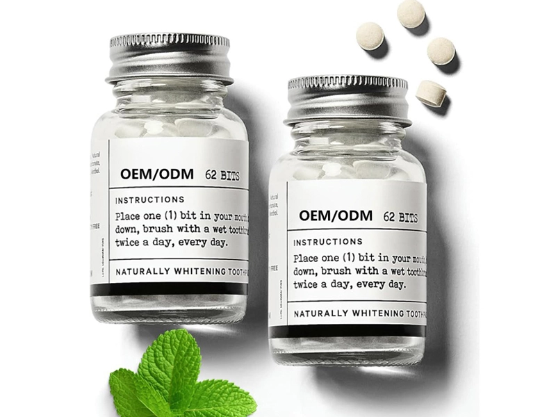 Mint Fluoride-Free Fresh Breath Toothpaste Tablets | Roeasy