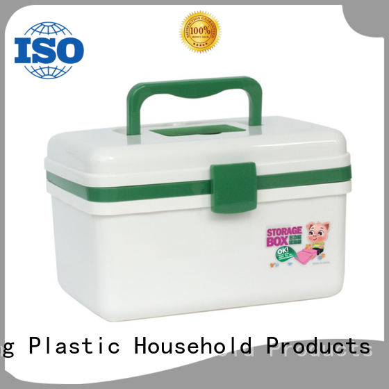 Red Green First Aid Container Bin/family Emergency Kit Storage Box