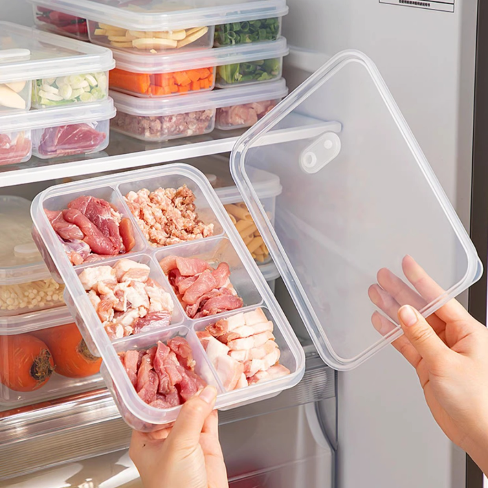Partition Food Container Microwave Freezer Safe - Airtight Meal Prep ...